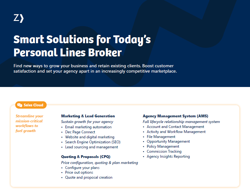 Personal Lines Solutions Info Sheet - Zywave