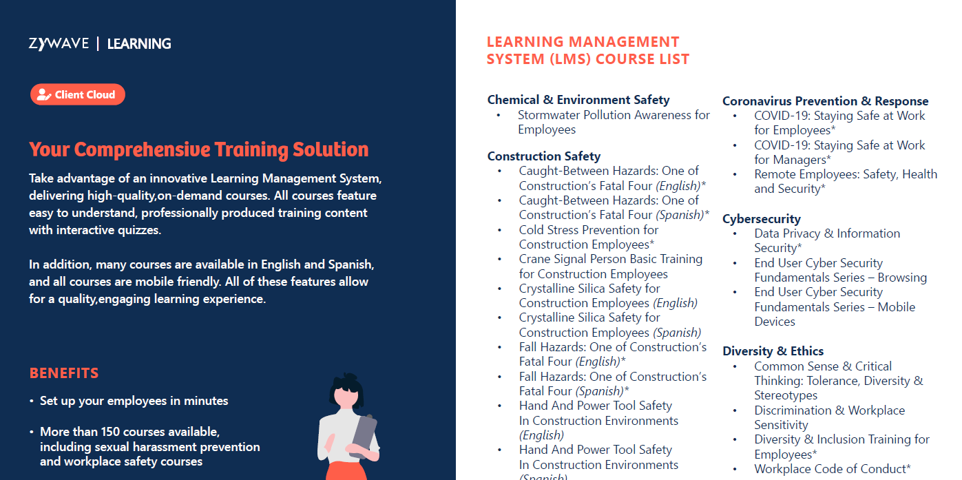 Zywave Learning Course List