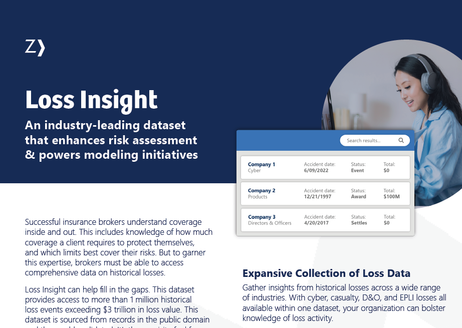 Loss Insight for Brokers Info Sheet - Zywave